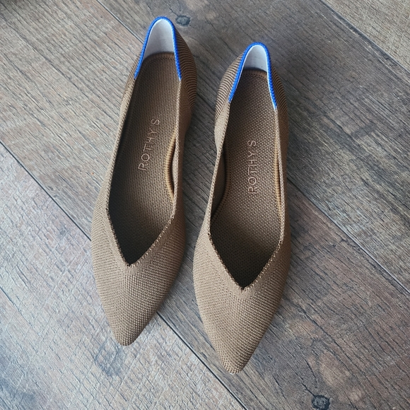 Rothy's | Shoes | Nwot Rothys The Point Flats Driftwood Size 6 | Poshmark